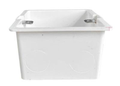 China Electrical Pvc Wire Conduit Thick Switch Box Electric Flame-Retarded PVC Junction Boxes for sale