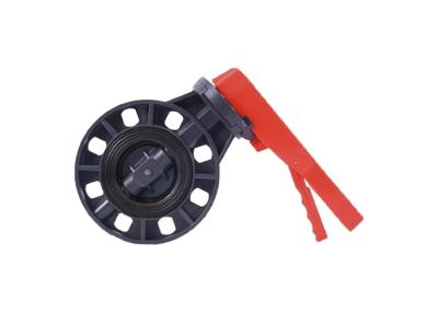 China PVC CPVC Butterfly Valve Ball Valve with ISO9001  UPVC Butterfly Valve Drain Valve Pipe Fittings with Flap Disc for sale