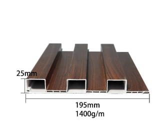 중국 25mm 두께 PVC 플루티드 패널 실내 벽 클래딩 장식 보드 판매용