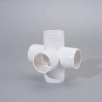 China Impact-Resistant 3D 5-Way PVC Pipe Fitting with Full Socket Ends for sale