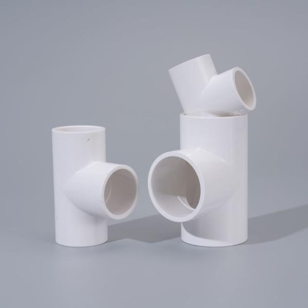 Quality Made in China Customized GB Standard PVC Tee with ISO Certificate for Seamless Pipe Joining in Agricultural Irrigation Lines for sale