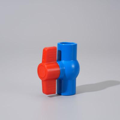 China High Temperature UPVC Plastic Compact Ball Valve (THREAD) for Agricultural Water Management for sale