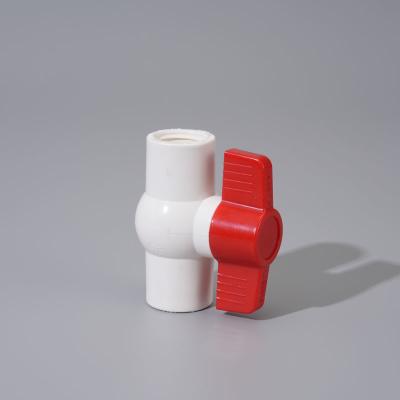China OEM Wholesale PVC Ball Valve-Thread Type, New Handle for Garden Irrigation for sale