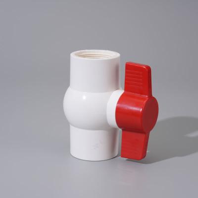 China UPVC Plastic Ball Valve Pressure Fittings OEM for Water Plumbing Support for sale