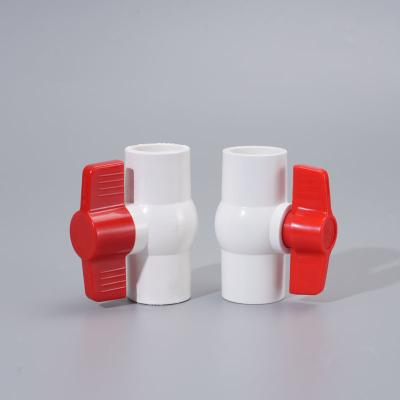 China Household Water System PVC Push Fit Ball Valve Comply With ASTM Specification for sale