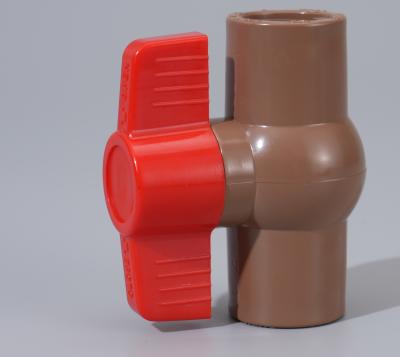 China Quick Connect PVC Plastic Ball Valve for Fast Water Pipe Installation for sale