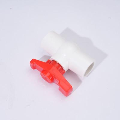 China UPVC Ball Valve Corrosion Resistant for Chemical Wastewater Sewage Treatment Pipeline for sale