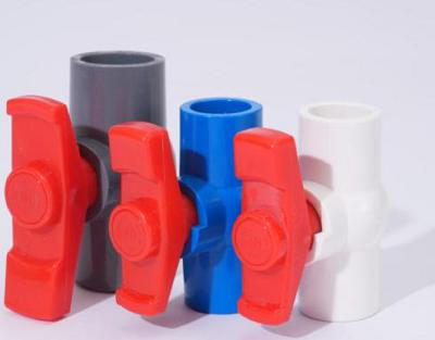 China OEM ODM Customized PVC Plastic Ball Valve For Agriculture Industrial Farm Irrigation Project Needs for sale