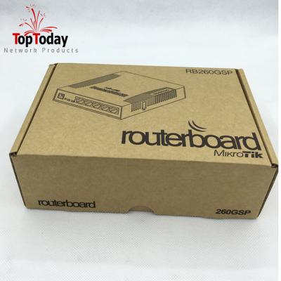 China Router pequeno do escritório do ponto de entrada do GIGABIT do router 5-PORT de Mikrotik RB260GSP à venda