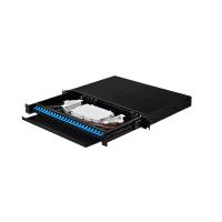 China 19 Inch Rack Mounted Fiber ODF Patch Panel 12 Core SC APC 1U for sale