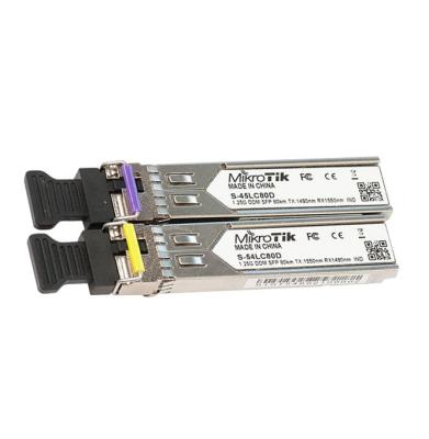 Cina Modulo MikroTik S-4554LC80D di SFP di gigabit di FTTH 1.25G 80km in vendita