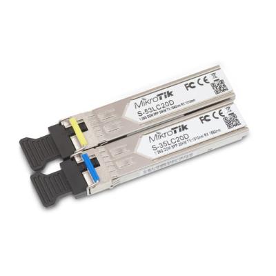 Cina Modulo della fibra del ricetrasmettitore di Mikrotik S-3553LC20D 1.25G 20km SFP in vendita