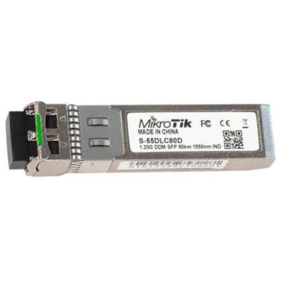 Cina Mikrotik 1.25G 80km LC collega i moduli S-55DLC80D di SFP della fibra in vendita
