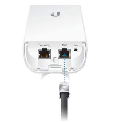 Cina Ponte ad alta potenza 2.4G della rete wireless di UBNT LocoM2 300M 3 chilometri del monitoraggio di progetto di CBE del ponte in vendita