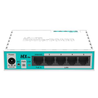 Cina 5 il porto 100M ROS System STREGA il router MikroTik RB750r2 di Lite in vendita