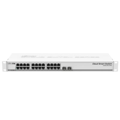 Cina 119W commutatore a fibra ottica 16Gbps Mikrotik CSS326-24G-2S+RM in vendita