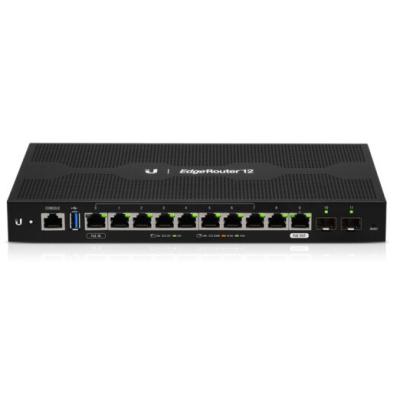 Cina Adattatore del router metallico gigabit AC/DC di UBNT ER-12 20W 30VDC 10G in vendita