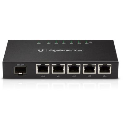 Cina 5 router metallico gigabit UBNT ER-X-SFP di SFP 880MHz 20W POE del porto in vendita
