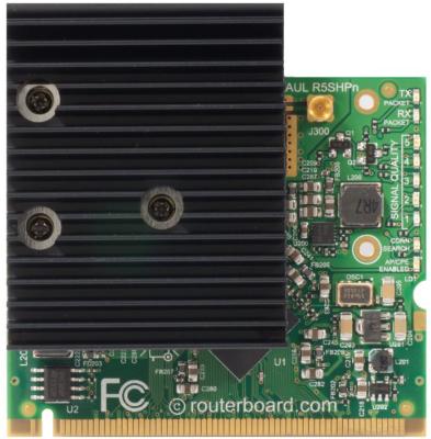 Cina Carta di rete wireless di MikroTik R5SHPn 802.11a/N RouterOS 800mW in vendita