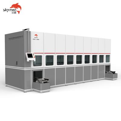 Chine Le contrôle de PLC a automatisé l'affichage à LED ultrasonique de décapant avec le bras robotique à vendre