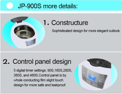 China Mini Skymen JP -900S 750ml Ultrasonic Jewellry Cleaner For Household / Supermarket / Store for sale