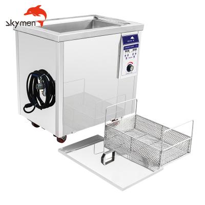 China Metal Parts Degreasing Machine 80L Engine Cylinder Industrial Ultrasonic Cleaner Degreaser Cleaning for sale