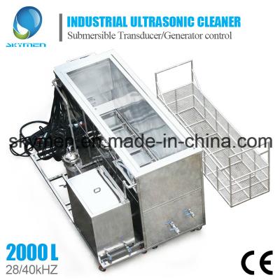 China Skymen 28kHz 360L Crankshaft Turbine Parts Engine Cylinder Wash Machine for sale