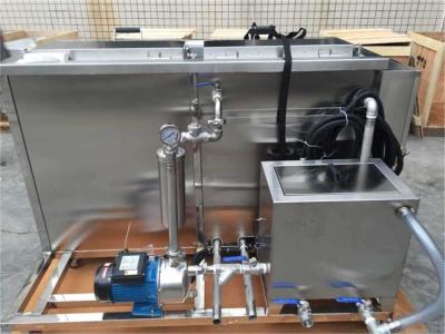 China Cylinder Industrial Ultrasonic Cleaner 28/40KHz With 100L Rinsing Tank / Filter for sale