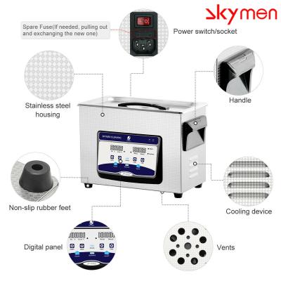 China 1.19 Gallon 40KHz Benchtop Ultrasonic Cleaner 200W for sale
