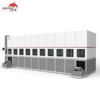 China Three Chamber Automatic Ultrasonic Cleaning Machine 360L with PLC Control for Aerospace Components for sale
