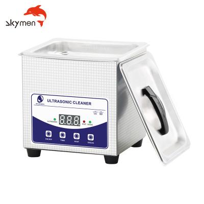 China Skymen Benchtop Ultrasonic Cleaning Bath Sus Submersible 1.5L Tank 50W for sale