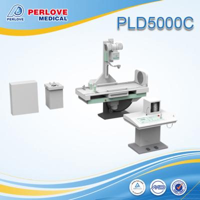 China Radiography fluoroscopy X ray machine PLD5000C with 500mA current for sale