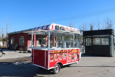 China Caminhão de alimentos elétrico de três rodas leve Vespa Certificado CE e design de três rodas à venda