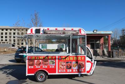 China Caminhão de alimentos elétrico de três rodas leve Vespa Certificado CE e design de três rodas à venda