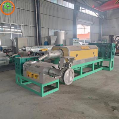 China 150 2000 kg/h Output Pelletizing Machine for Film Bags Recycling Clean Plastic Pellets for sale