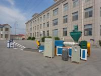 China High Output HDPE PP PS ABS Flakes Plastic Recycling Granulating Machine with Function for sale