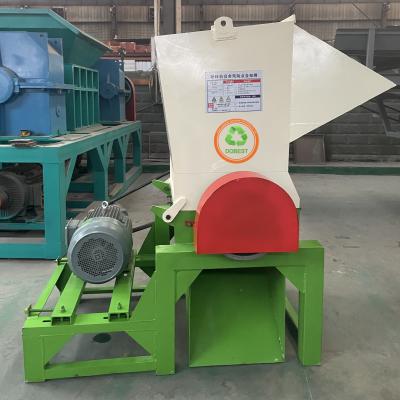Cina 800kg/h Capacità 22kW Potenza 3cm Nylon PP tessuto sacchetto di plastica tubo tubo barile trituratore in vendita