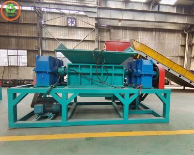 China Double Shaft Double Motor Shredder Machine for Thickened Body Plate Scrap Plastic PMMA for sale