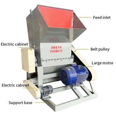 China 500-800kg/h Pet Bottle Plastic Recycling Crusher Machine for Pipe Recycle Plastic Crushing for sale