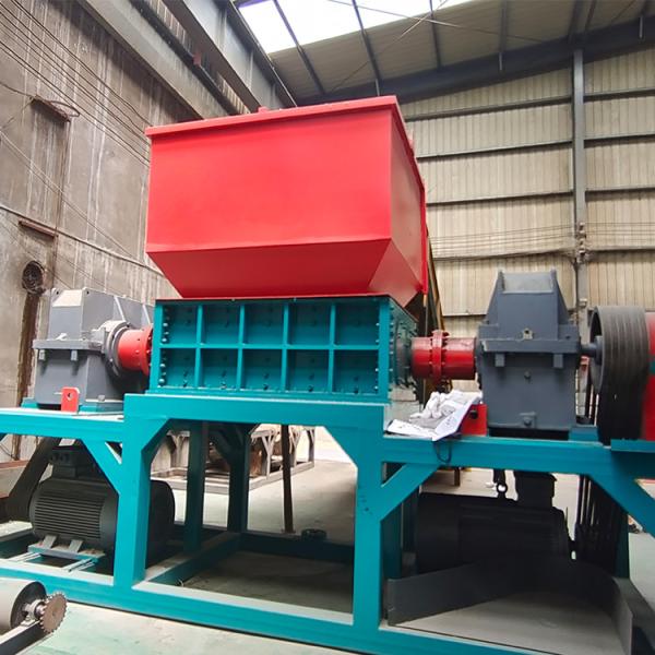 Quality Double Shaft Dual Power Shredder Machine for Plastic Basin in Machinery Repair for sale