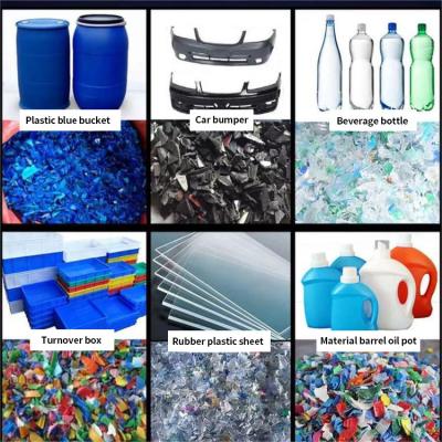 China 200-5000kg/h Pet Bottle Plastic Recycling Crusher Machine for Pipe Recycle and Output for sale