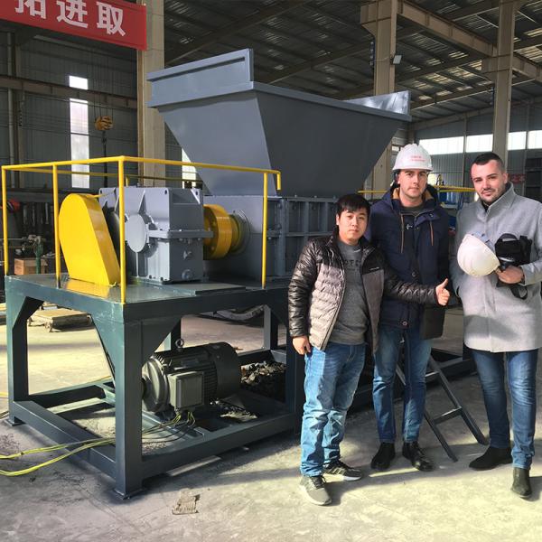 Quality Double Shaft Design High Speed Twin Power Shredder Machine for Easy Operation Advantage for sale