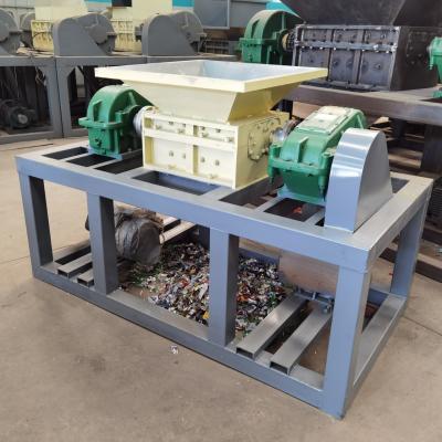 China 22kW Power High Speed Double Shaft Veneer Board Double Power Shredder for PMMA Plastic for sale