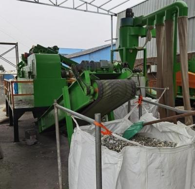 Cina 1500 kg di strisce di vetro ad alta capacità per impianti di riciclaggio delle porte in vendita