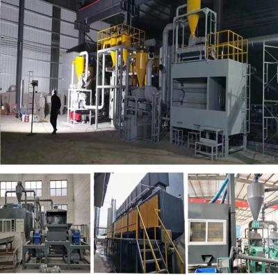 Cina 1500 kg di strisce di vetro ad alta capacità per impianti di riciclaggio delle porte in vendita