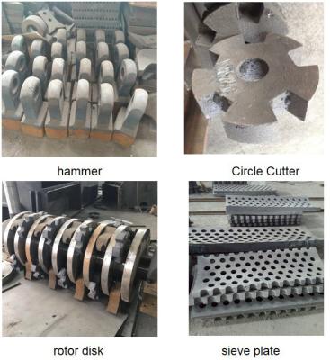 Cina 220V scarto di metallo martello mulino trituratore di alluminio ferro acciaio vernice secchi di scatole trituratore in vendita