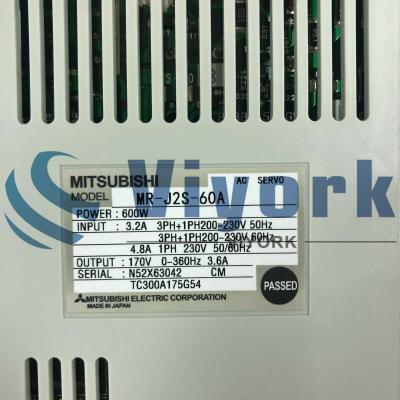 Cina AMPLIFICATORE MRJ2S60AEB del DRIVER MR-J2S-60A-EB 200-230VAC 3PH 600W di CA di MITSUBISHI SERVO SERVO in vendita