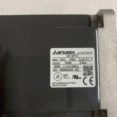 China FASE 750W 106V 3000RPM do servo motor 3 da C.A. de Mitsubishi HF-KP73 NOVA à venda