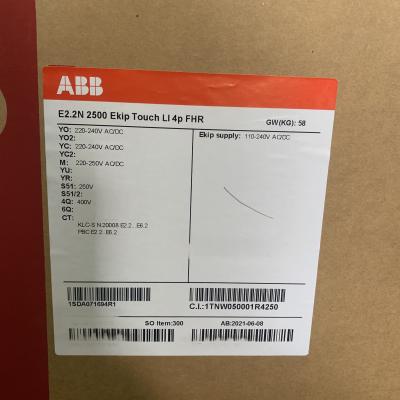 중국 새로운 ABB 1SDA071694R1 E2.2N 2500 EKIP 터치 LI4P FHR 회로 차단기 판매용
