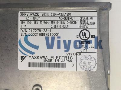 China 50 / 60HZ Yaskawa SGDH-A3BE-Y291 Servo Drive 3 Phase 100-115VAC Input  1.1AMP for sale